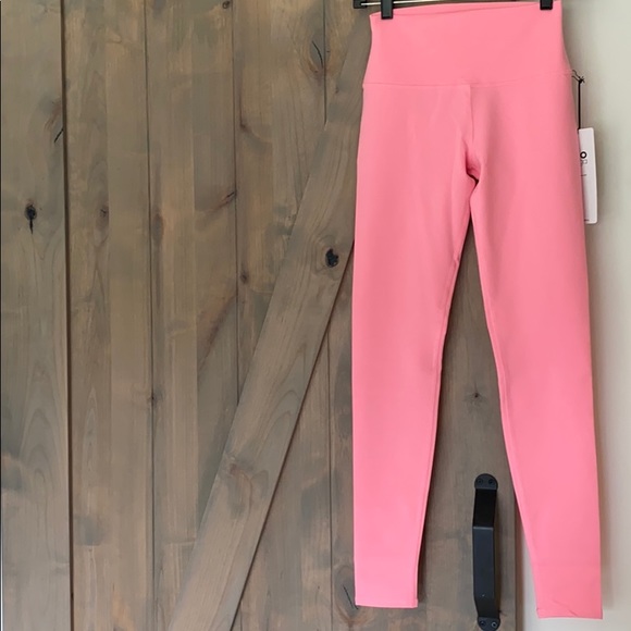 ALO Yoga | Pants & Jumpsuits | Alo Hw Airbrush Legging Macaron Pink Xs ...